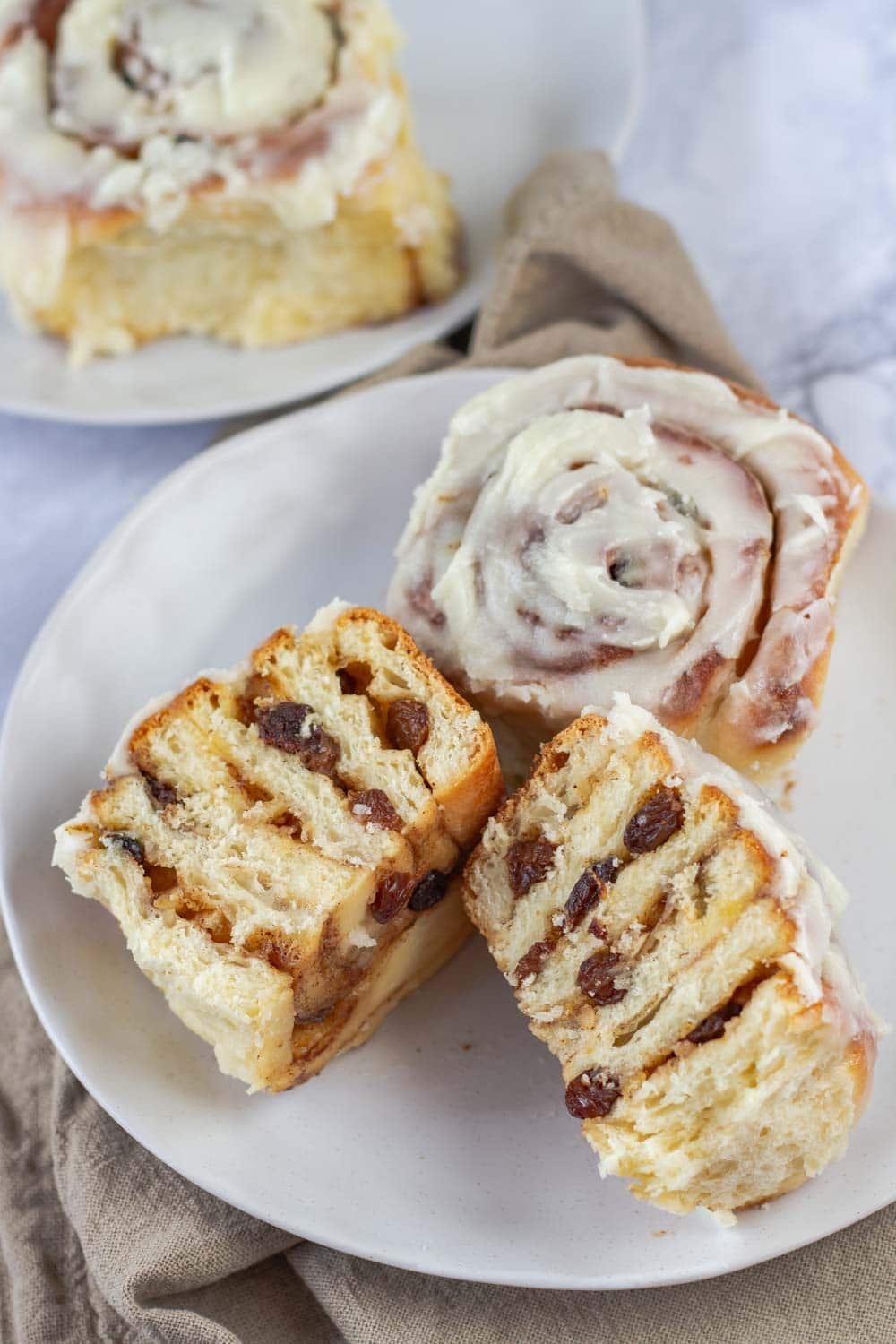 Chelsea Buns (Cinnamon Rolls) - Salty Ginger