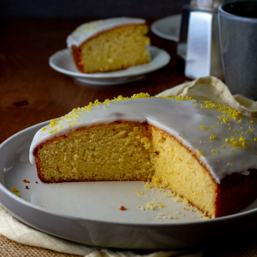 Lemon Cake with Lemon Glaze - Salty Ginger
