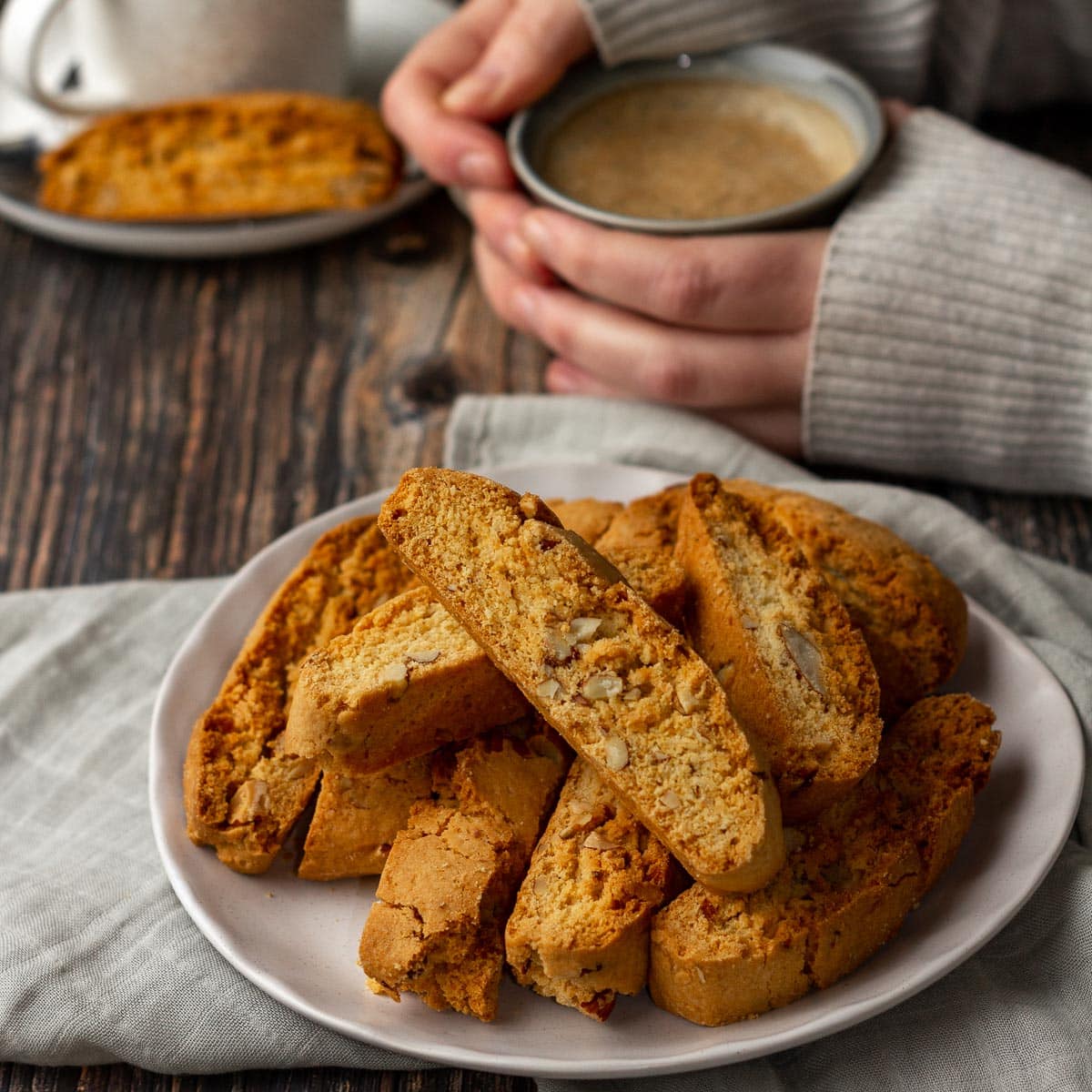 Almond Biscotti - Salty Ginger