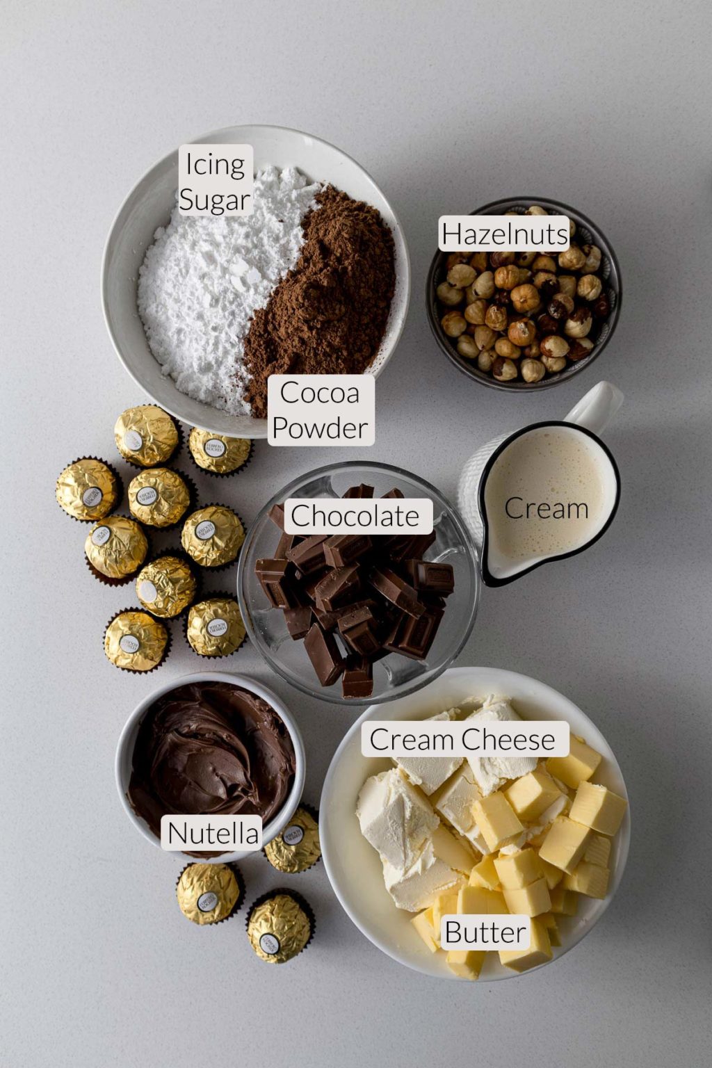 Ferrero Rocher Cake - Salty Ginger