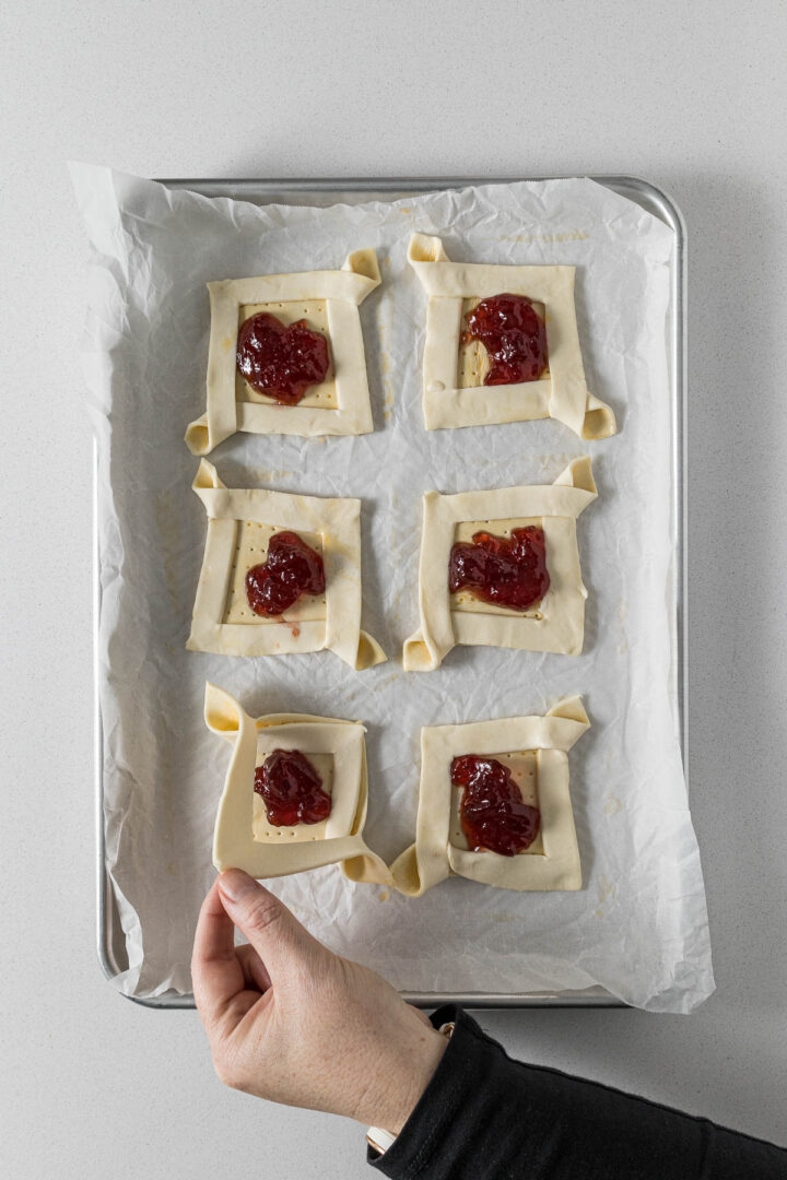 Jam Puff Pastry Tarts - Salty Ginger