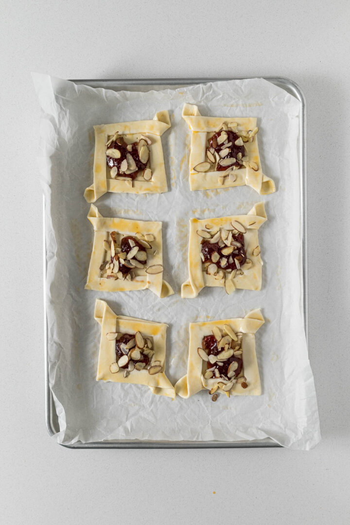 Jam Puff Pastry Tarts - Salty Ginger