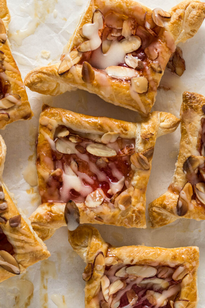 Jam Puff Pastry Tarts - Salty Ginger