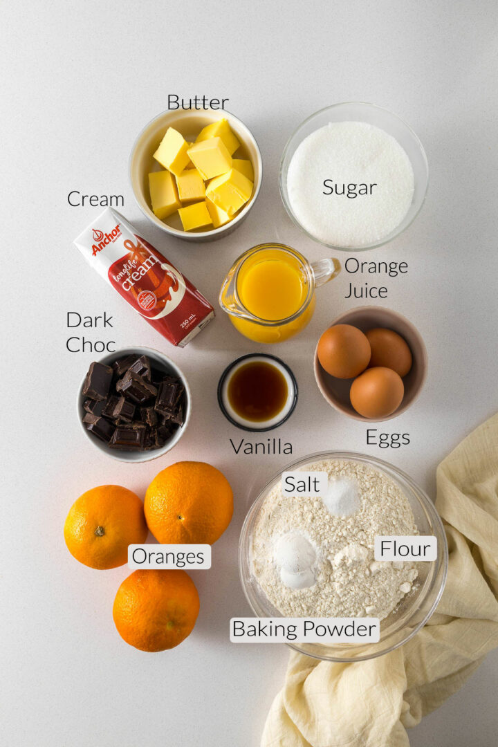 Easy Chocolate Orange Cake - Salty Ginger