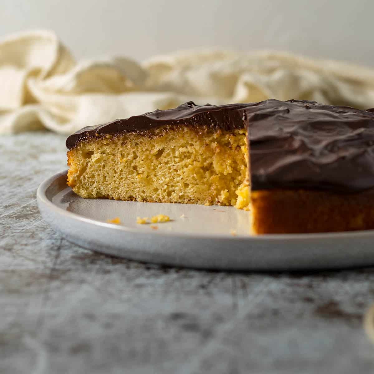 Easy Chocolate Orange Cake - Salty Ginger